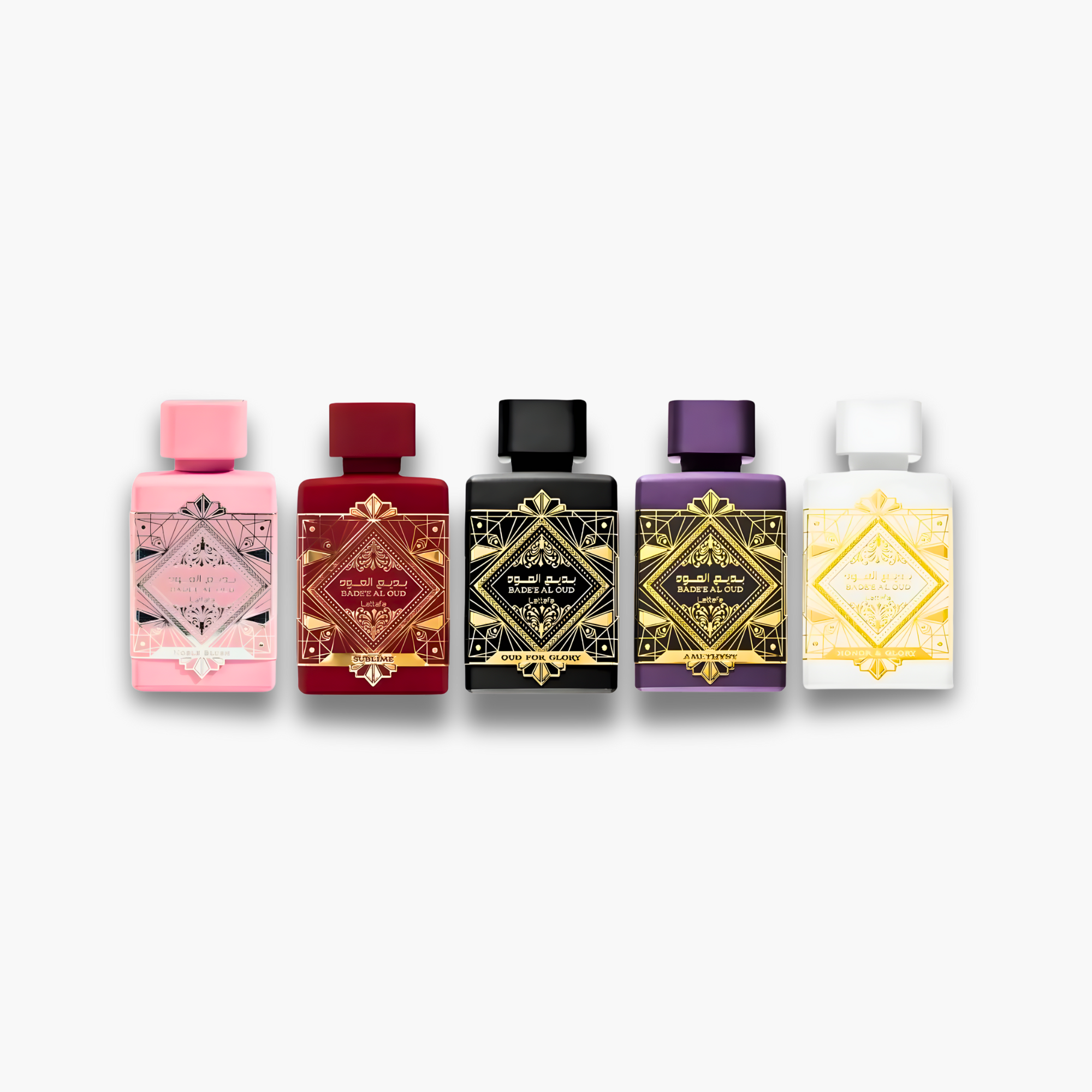 Lattafa Badee Al Oud 5ml Set – Unisex Oud Fragrance Sampler